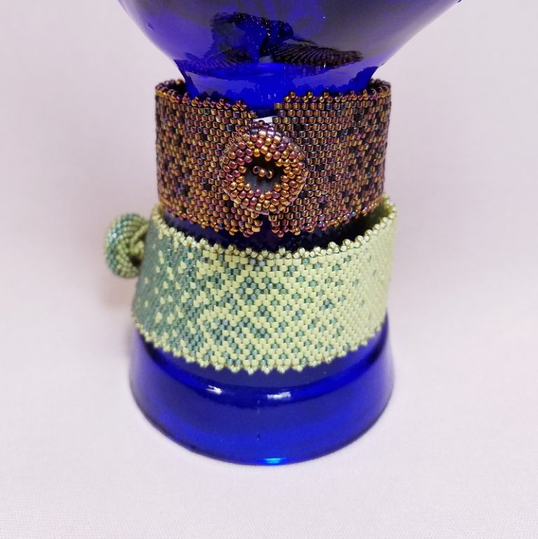 Peyote Bracelet in Color Gradient - Beadology Iowa